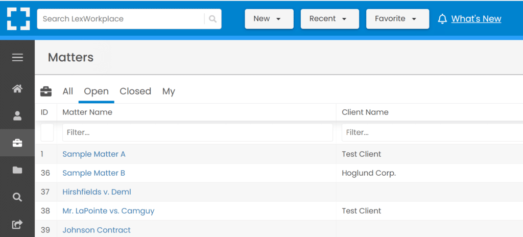 New in LexWorkplace: Search Enhancements