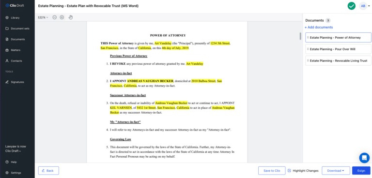 Clio Draft Review | LexWorkplace